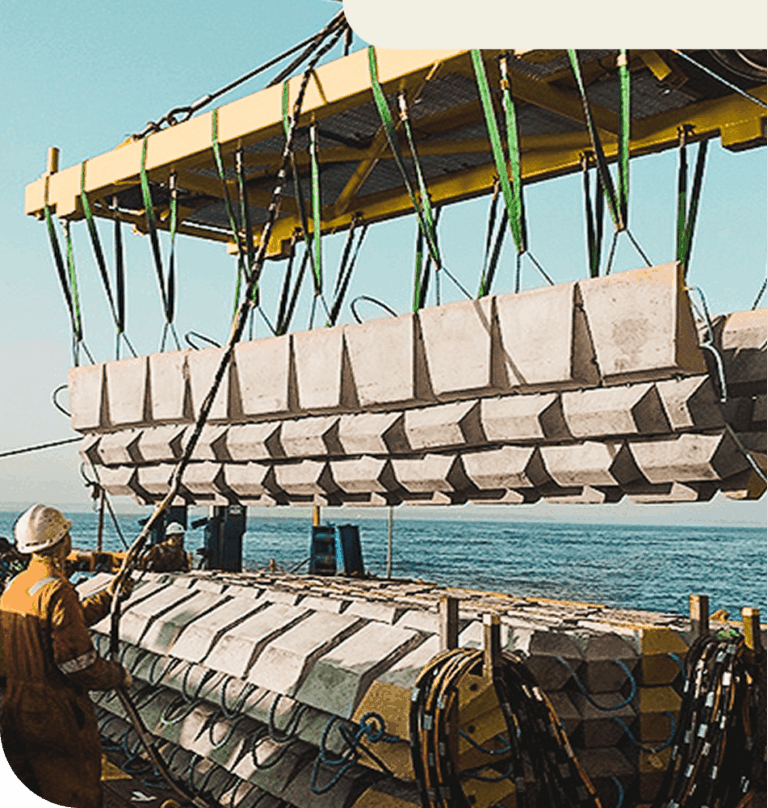 Subsea Concrete Mattresses for Scour & Cable Protection | SPS Licensed