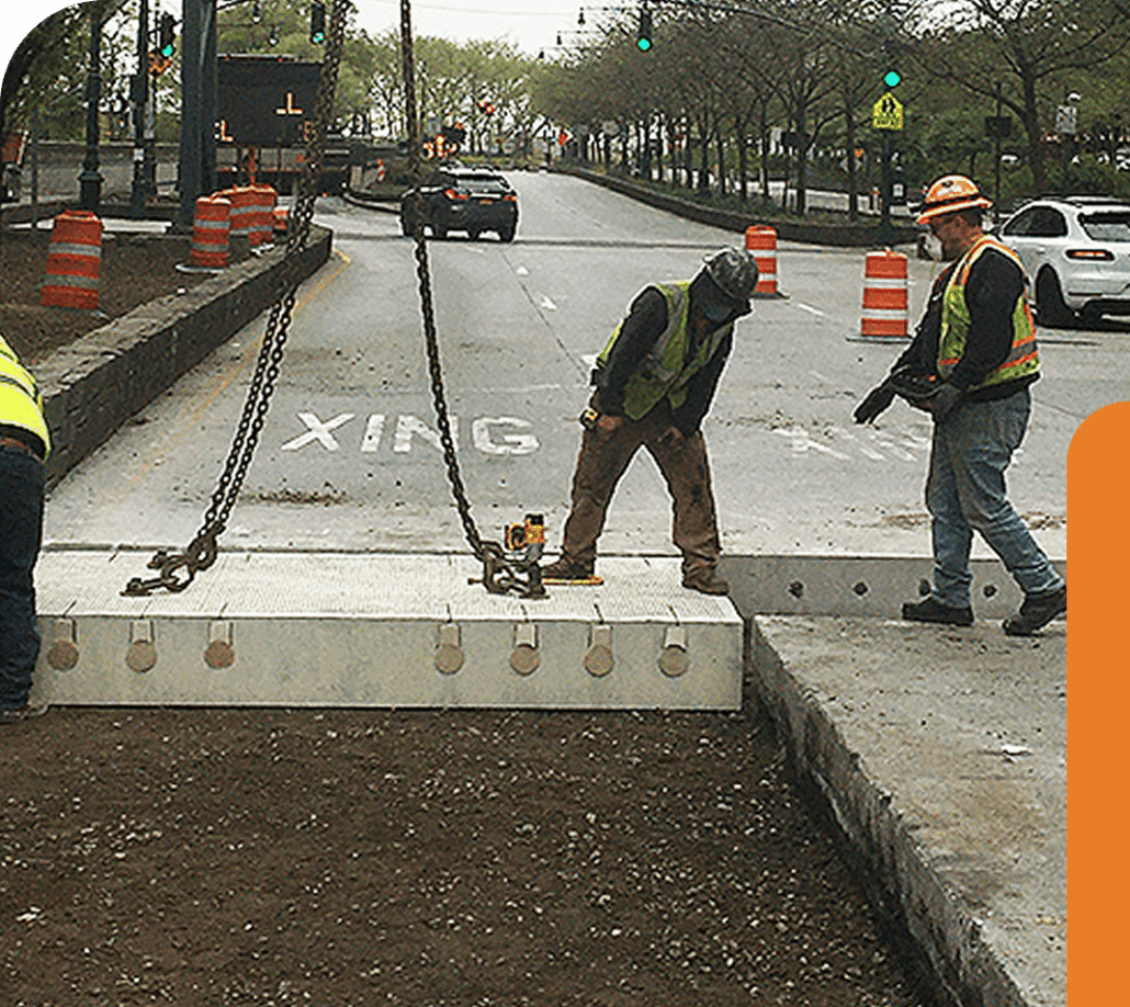 Rapid-Set Precast Pavement Slabs | Roman Road® System | NYSDOT Approved
